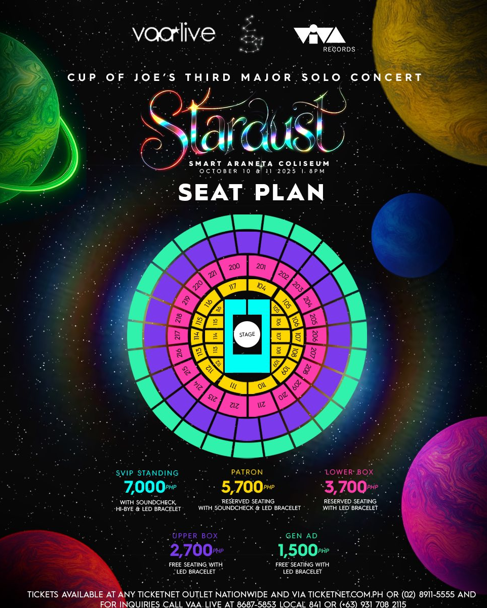 CUP OF JOE'S THIRD MAJOR CONCERT - STARDUST DAY 2 | Smart Araneta ...